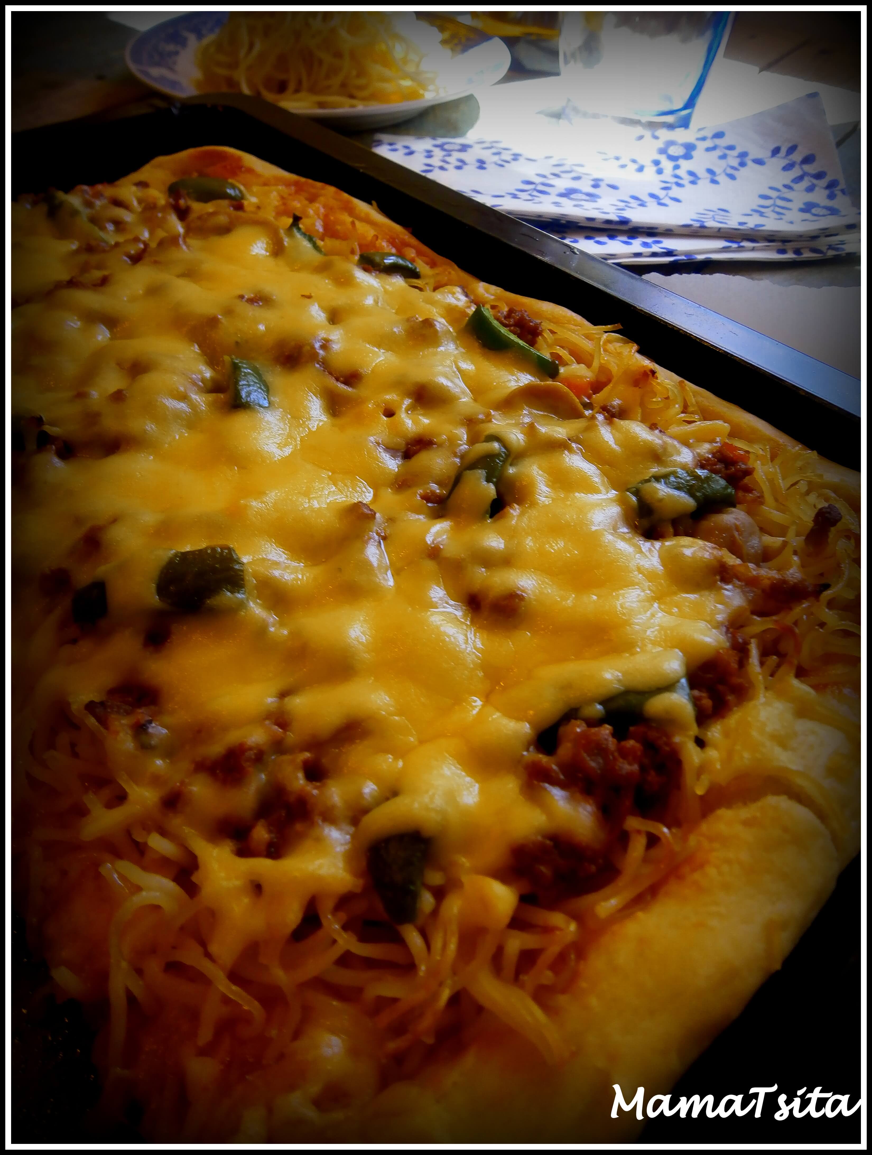 Pizzaghetti, ή αλλιώς πίτσα με σπαγγέτι. - mamatsita.com